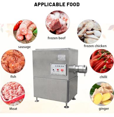 China Meat Grinder / Heavy Industrial Fresh Meat Mincer Chopper For Fresh Frozen Meat, Conducive to Fresh-Keeping for sale