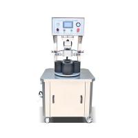 China High Efficiency Semi-Automatic Vacuum Capping Machine 1.5KW 10-15 Bottles/Minute with PLC Control for sale