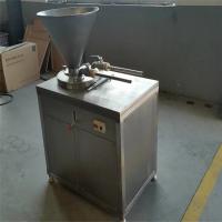 China Automatic Sausage Filling Machine 60L Hopper 100-500kg/h Pneumatic Enema Machine for sale