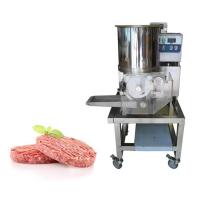 China Automatic Beef Shrimp Meat Patty Forming Machine 35pcs/min 100kg for sale