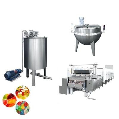 China 304 Flat Lollipop Making Machine / Candy Production Line 100-600kg/H for sale