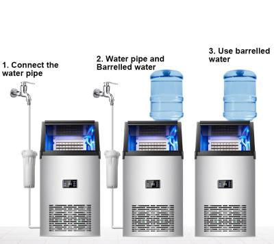 China High Efficiency Commercial Industrial 24H Ice Cube Making Machine for Coffee Shop Home for sale