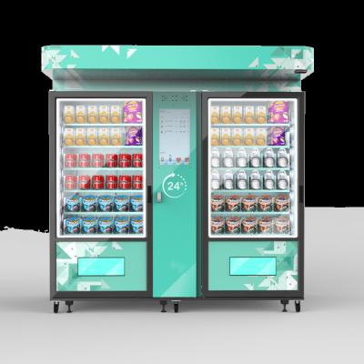 China Best selling Outdoor Vending Machine snack drinks veniding machine Combo Self Snack Vending Machine for sale
