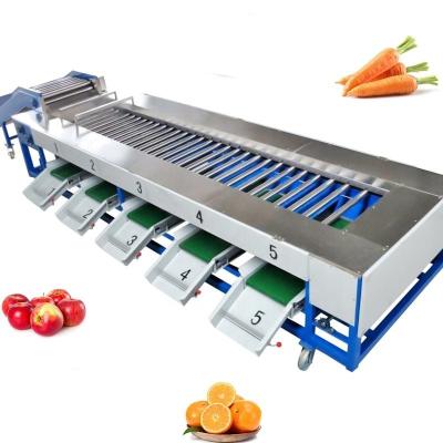 China Fruit Weight Selecting Fruit Vegetable Processing Machine For Grading Sorting Fruit for sale