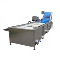 China Automatic Brush Roller Fruit Vegetable Processing Machine 220V 2024 Fruit Size Grader for sale
