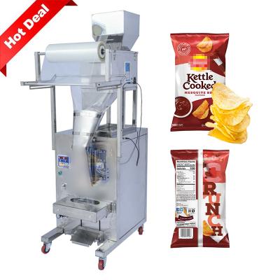 Cina Confezionatrice automatica per sacchetti di snack, patatine fritte, macchina per pesatura e confezionamento in vendita