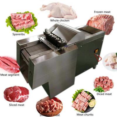 China Frozen Meat Cutter Machine Cube Automatic Chicken Cutting Machine Goat Dicer Beef Meat Cutting Machine for sale