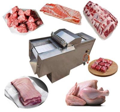 China Frozen Meat Cutter Machine Cube Automatic Chicken Cutting Machine Goat Dicer Beef Meat Cutting Machine for sale