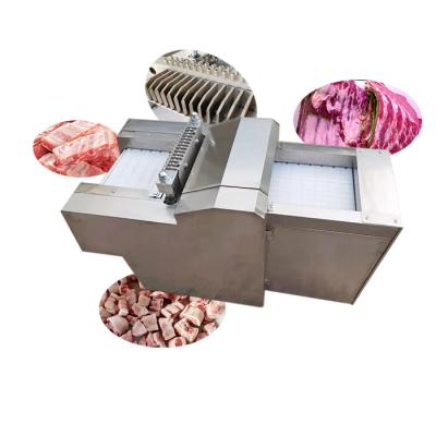 China Frozen Meat Cutter Machine Cube Automatic Chicken Cutting Machine Goat Dicer Beef Meat Cutting Machine for sale