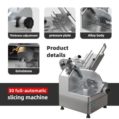 China Commercial Full Automatic Meat Slicer Stainless Steel Long Service Life Beef Slicing Machine Electric Meat Machine for sale