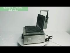 Máquina de bocadillos de cocina comercial 6 Pcs Maquillaje de waffles de perrito caliente de maíz para la venta