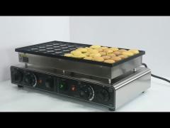 50 PZ Produttore Commerciale di Poffertjes Elettrico Macchina per Pancake Rivestimento Antiaderente Corpo in Acciaio Inossidabile Macchina per Snack per Snack Bar