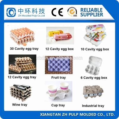 China Heavy Egg Box Forming Machine 440V Egg Tray Production Line Fully Automatic for sale