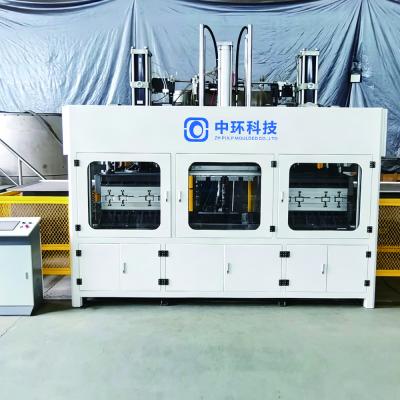 China 380V Automatic Pulp Molding Tableware Machine with 960-1920pcs/hr Capacity for Bagasse Plate Making for sale