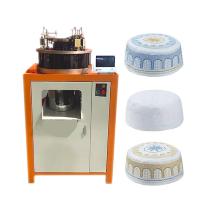 China Electronic Computerized Jacquard Small Knitting Machine 7 Inch 216 Needles Muslim Hat Making Machinery for sale