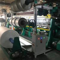 China Golf Artificial Grass Double Needle Bed Raschel Warp Knitting Machine E6 Gauge 90-138 Inch Working Width for sale