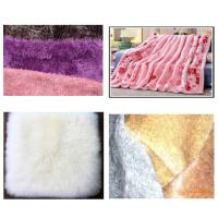 China Plush Fabric Double Needle Bed Raschel Machine 5 Bars E16 E18 E22 138-190 Inch for sale