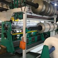 China Plush Fabric Double Needle Bed Raschel Machine 5 Bars E16 E18 E22 138-190 Inch for sale