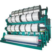 China Short Plush Fabric Double Needle Bed Raschel Machine 90-138 Inch E16-E24 Gauge for sale