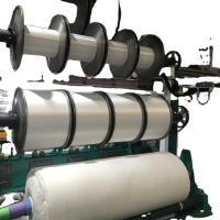 China Plush Textile Fabric Double Needle Bed Raschel Machine E16 E22 138 Inch Working Width for sale