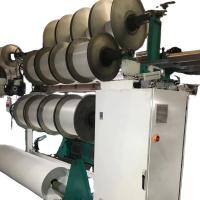 China Plush Textile Fabric Double Needle Bed Raschel Machine E16 E22 138 Inch Working Width for sale