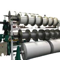 China Plush Textile Fabric Double Needle Bed Raschel Machine E16 E22 138 Inch Working Width for sale