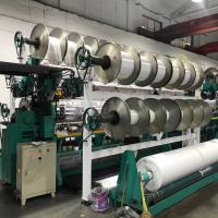 China Plush Textile Fabric Double Needle Bed Raschel Machine E16 E22 138 Inch Working Width for sale