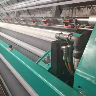Cina Macchina verde di fabbricazione della rete dell'ombra della macchina per maglieria 3bars del filo di ordito del geotessuto in vendita