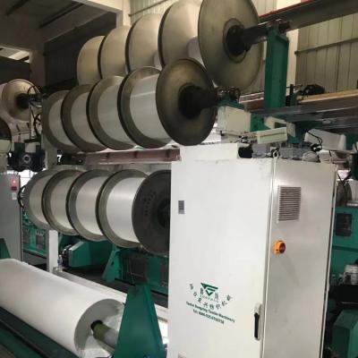 Cina Tessuto di maglia della macchina per maglieria del filo di ordito della doppia barra per letto degli aghi di mascherina di calzature il doppio crudo in vendita