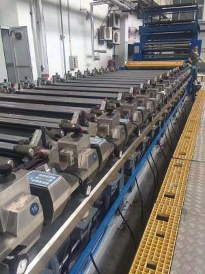 Cina stampa rotatoria della macchina dello schermo di stampaggio di tessuti del tessuto ad alta velocità della macchina in vendita
