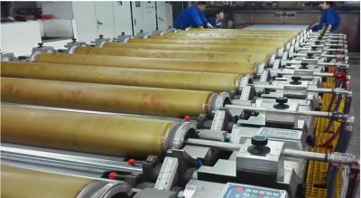 Cina la ripetizione arbitraria rotatoria dell'apparecchio di tintura del tessuto del torchio tipografico dello schermo continua in vendita