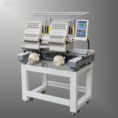 Cina Il ricamo capo del computer 2 due lavora il mini industriale a macchina del multi ago in vendita