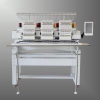 China 3 Head 10 Needle Embroidery Machine 400x450mm Flat Monogram Sewing Machine 1200 Rpm for sale
