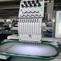 China Single Head 12 Needle Computerized Embroidery Machine 360x200mm 1200RPM for sale
