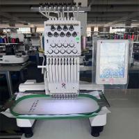 China Single Head 12 Needle Computerized Embroidery Machine 360x200mm 1200RPM for sale
