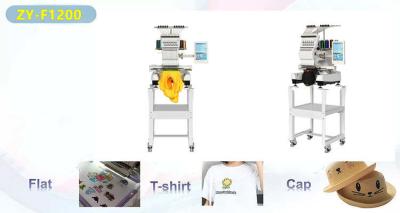 China Única máquina automatizada do bordado da agulha da cabeça 12 para camisas de T à venda