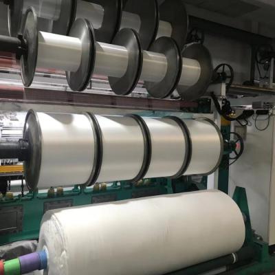 Cina Doppio tessuto ad alta velocità Toy Plush 4KW della macchina per maglieria del filo di ordito del letto degli aghi in vendita