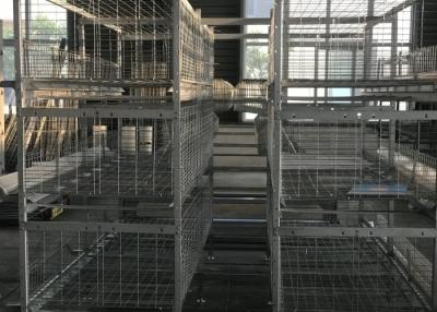 China Safety Broiler Chicken Cage 180 Birds Capacity Anti - Fatigue Smooth Surface for sale