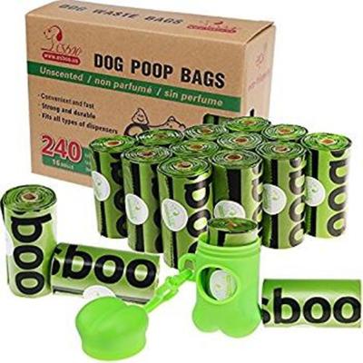 China Corn Starch Based PLA Compostable Dog Poop Disposal Bag 100% Biodegradable Type for sale