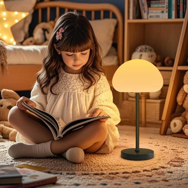 Quality Rechargeable LED Mushroom Table Lamp for Restaurant & Ambient Lighting for sale