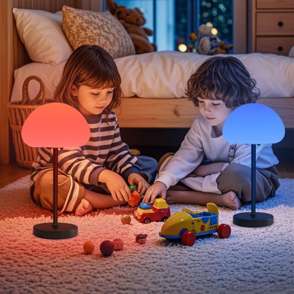 Quality Rechargeable LED Mushroom Table Lamp for Restaurant & Ambient Lighting for sale