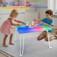 Quality Interactive Kids Desk with Color-Changing Glow Touch-Responsive Surface and for sale