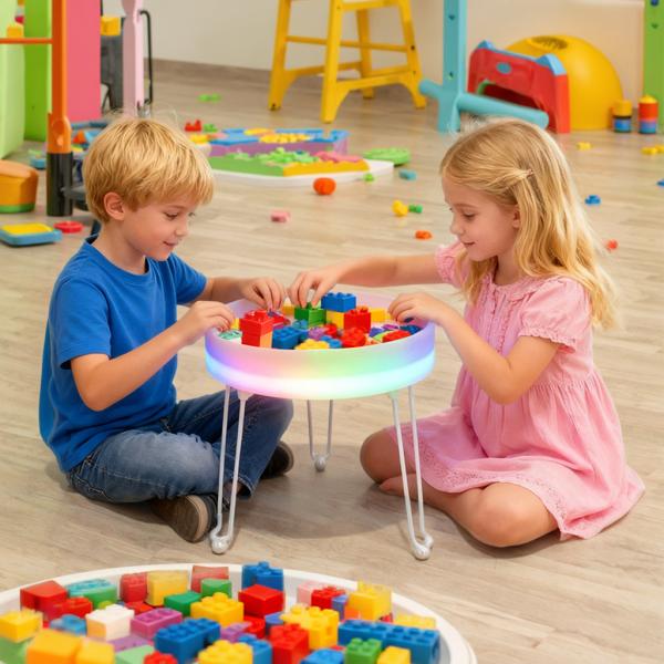 Quality Foldable Waterproof LED Play Table with Color-Changing Lights for Interactive for sale