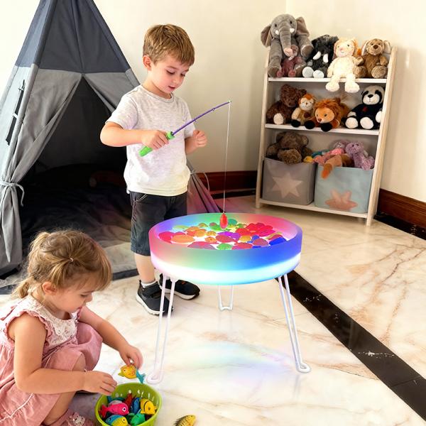 Quality Foldable Waterproof LED Play Table with Color-Changing Lights for Interactive for sale