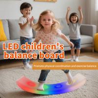Quality Interactive Kids Sensory Balance Board - Eco-Friendly PE Plastic Wobble Board for sale