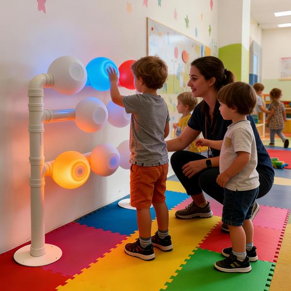 Quality LED Interactive Whack-A-Mole Wall Game With Music For Educational Reaction for sale