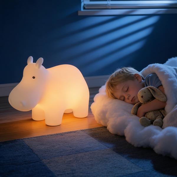 Quality LED Light Up Hippopotamus Chair – Sensory Seating & Ambient Furniture for Kids for sale