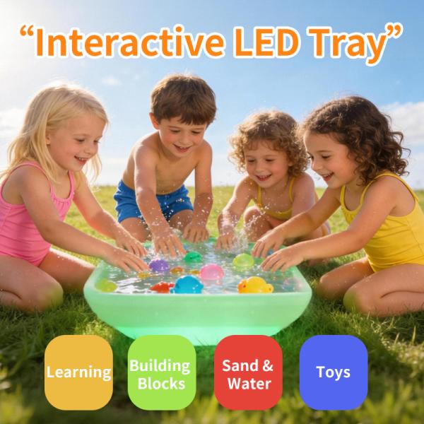Quality Square Sand Art Tray with Raised Edges for Mess-Free Sensory Play – Stackable Durable Kids Activity Tray for Classroom & Daycare Bulk Supply for sale