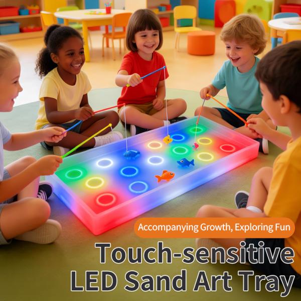 Quality Modern Interactive LED Light Touch Sensor Educational Toy PE Material for Hand Eye Coordination Sensory Play for Bedroom Use for sale