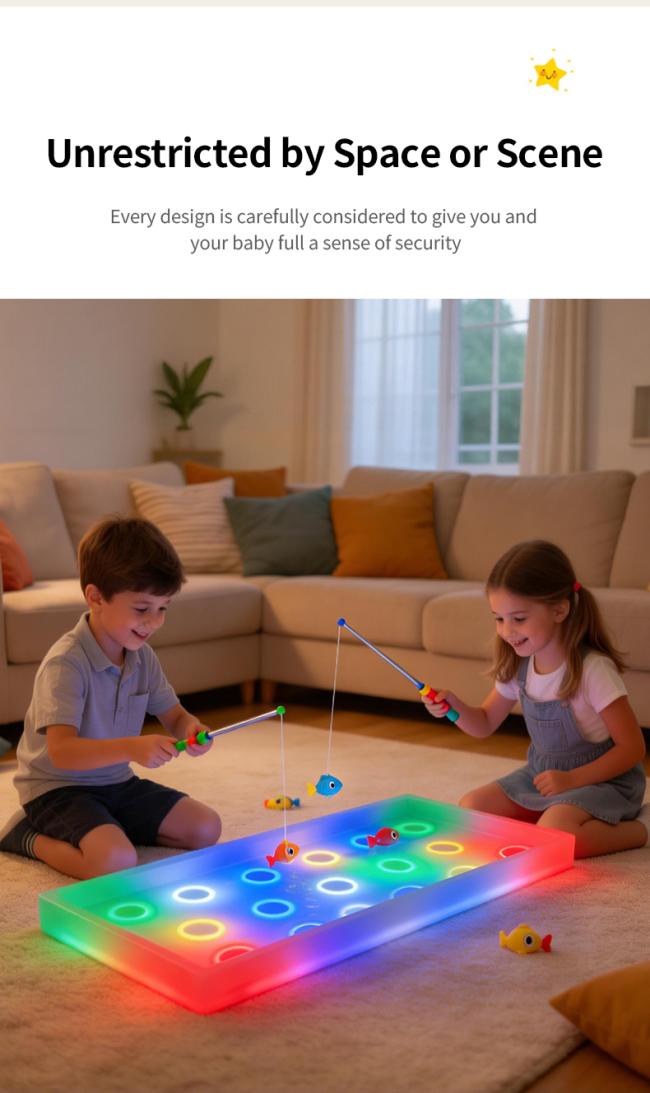 LED light display with multiple color patterns